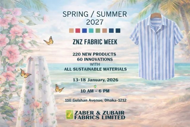 Zaber & Zubair Scales Up Innovation at 17th Fabric Week in Dhaka